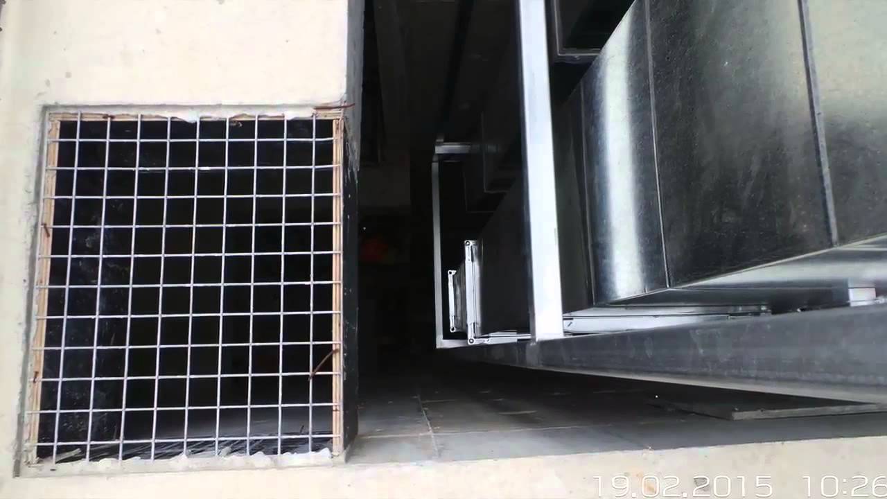 Prefab Ductwork riser installation