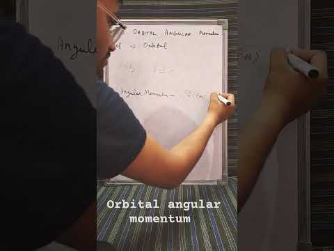 angular momentum, calculating orbital angular moment um #shorts #physics #class11
