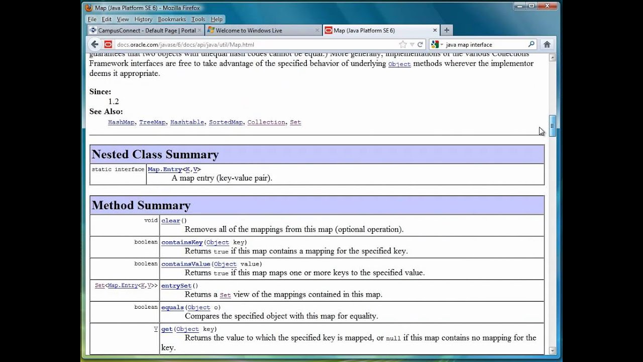 Advanced Java Programming Tutorial | The Map Interface