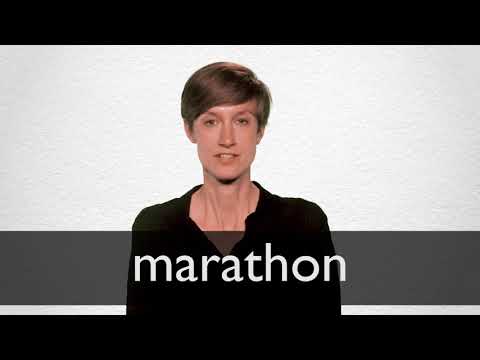 MARATHON definition and meaning | Collins English Dictionary