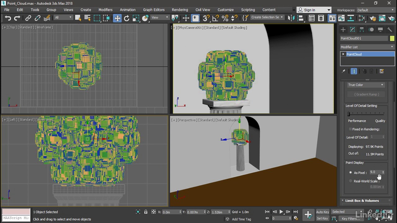 24 Render a Point Cloud object