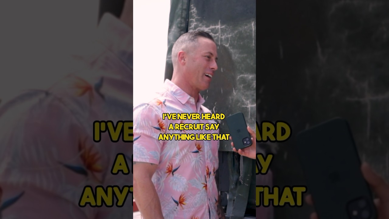 A Drill Instructor's Funniest Boot Camp Story 🤣