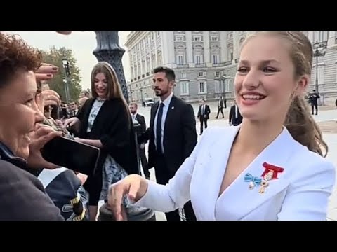 "HOW BEAUTIFUL YOU ARE" My experience meeting Princess Leonor