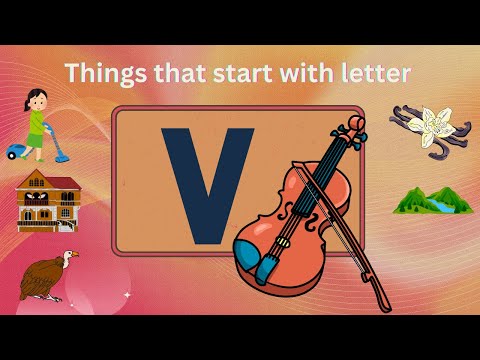 Words that start with the LETTER V v