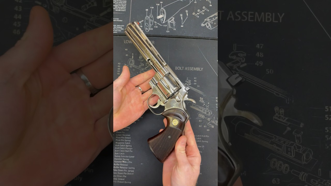 Rick Grimes Revolver (1973 Colt Python 6inch) #thewalkingdead