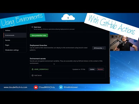 GitHub Actions and Azure - Using Environments with GitHub Actions