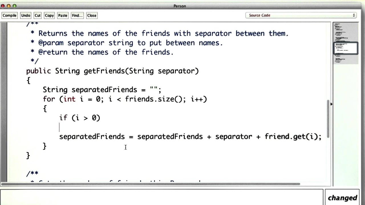 separators - Intro to Java Programming