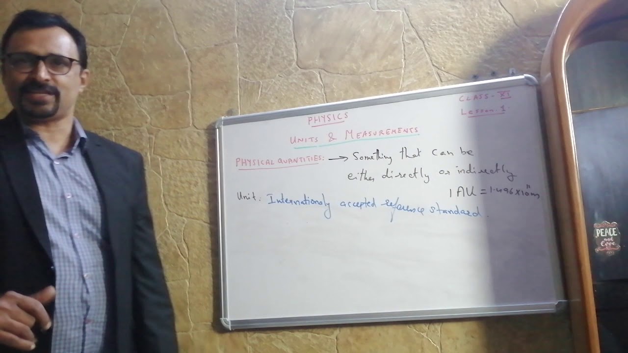 Lesson 1: Units and Measurements