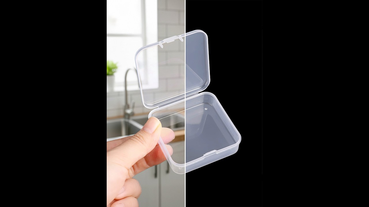 Photoshop 2025 - Tips to remove transparent plastic box background #ducthangds