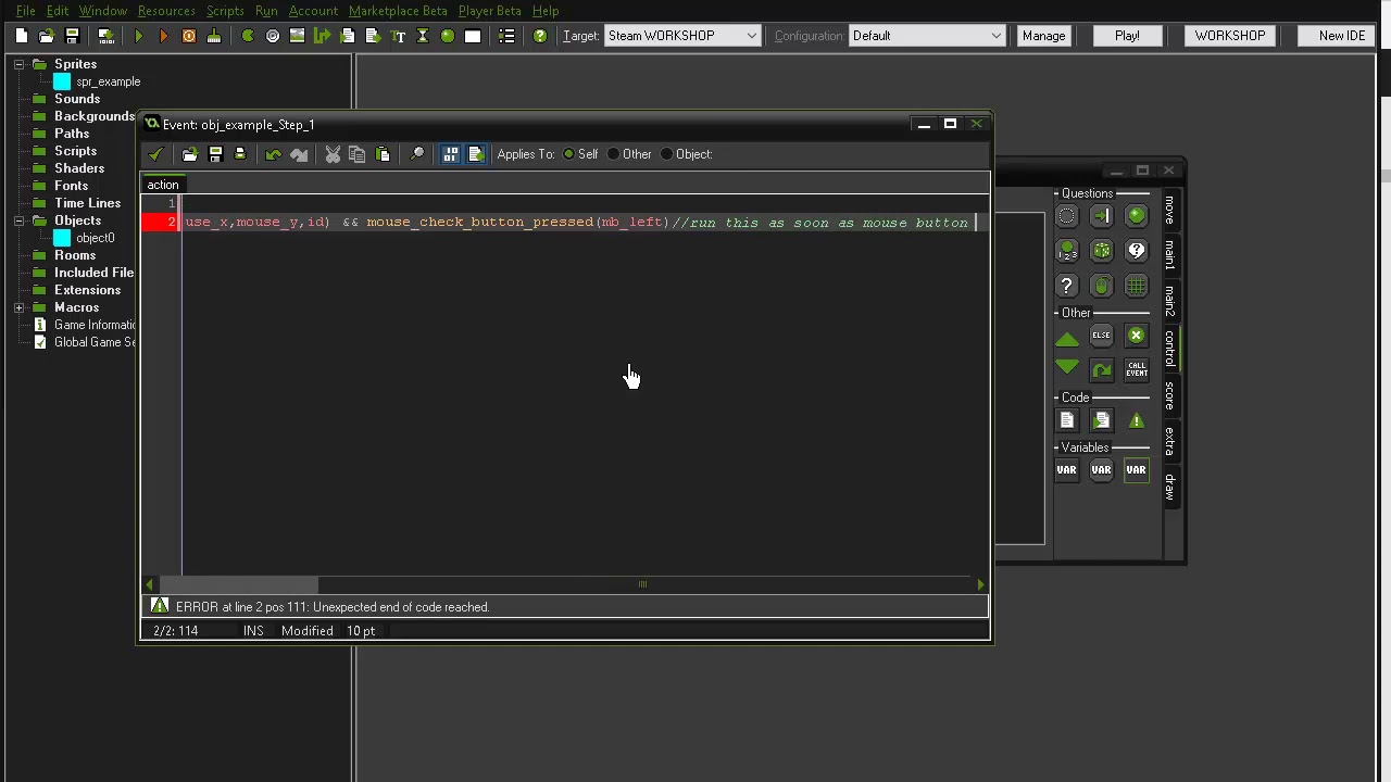 GAMEMAKER Draggable and Movable Object