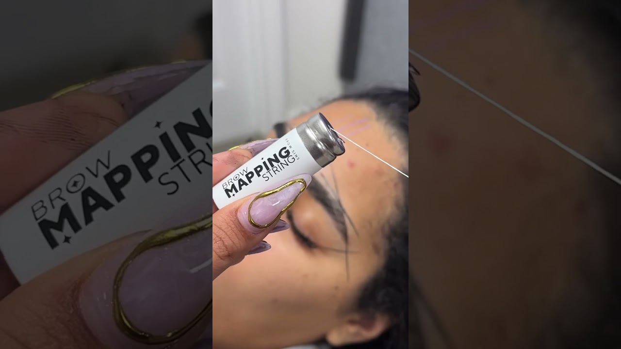Brow map with me using the best mapping string you’ll find 🏆✨ Available at browsins.com 🌟