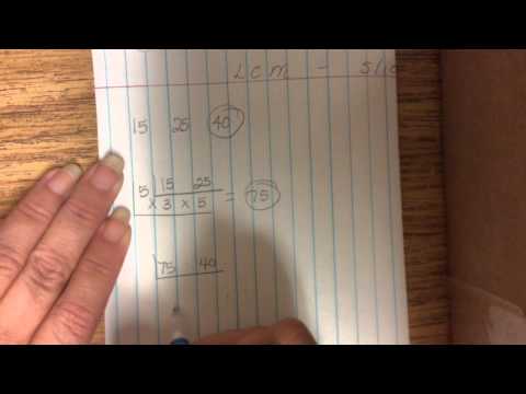 LCM of 3 numbers