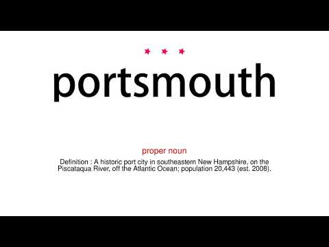 How to pronounce portsmouth - Vocab Today