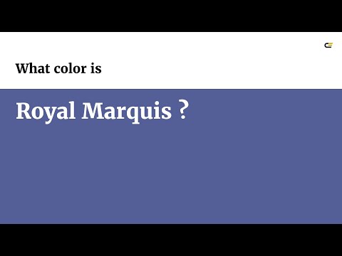 Royal Marquis color #545e97 hex color - Blue color - Warm color 545e97