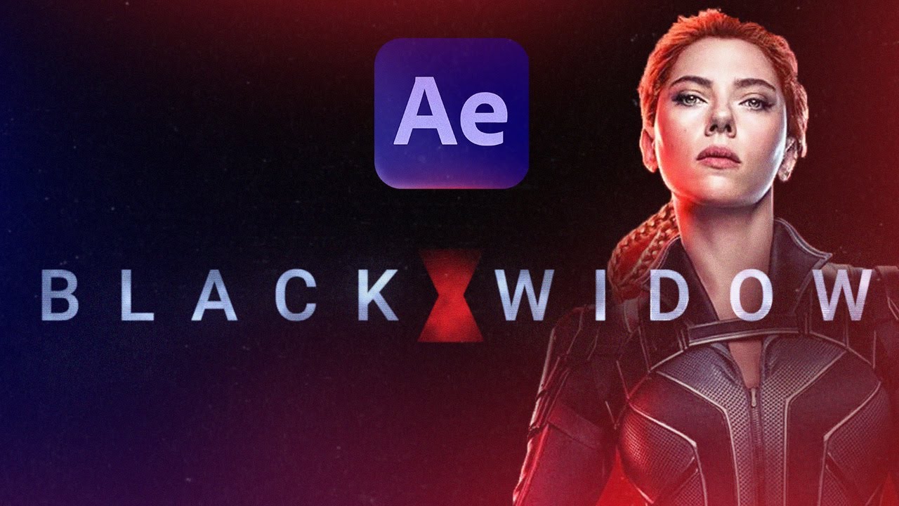 Create a Marvel Intro in 15 minutes? Black Widow After Effects Tutorial