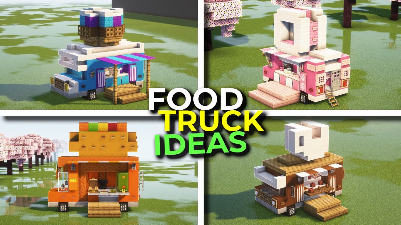 5 Food Truck Build Ideas In Minecraft - Minecraft Builders
