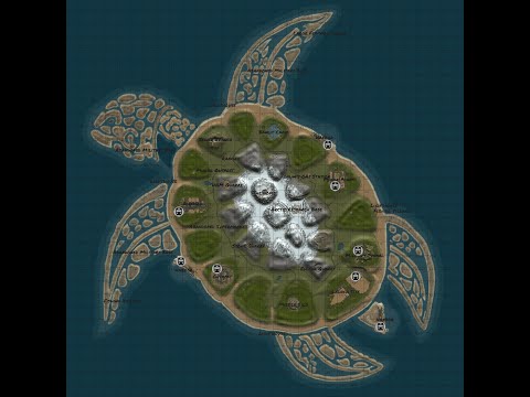 Turtle Custom Map Trailer | Handmade Monuments