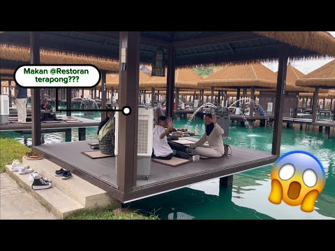 Lunch kat Floating Restaurant @cpisautajam7787 Monkeys Canopy Resort