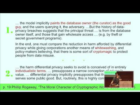 Differential Privacy in...Considerations - Helen Nissenbaum