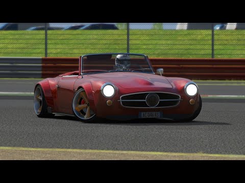 Mercedes-Benz 190 SL Widebody Top Gear Testing