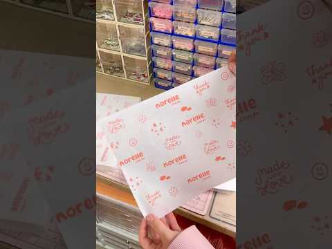 Unboxing my new custom tissue paper by @noissue ! #asmr #unboxing