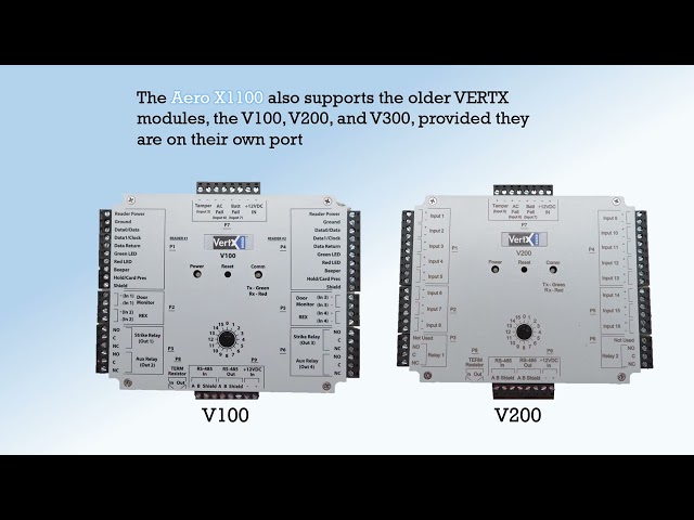 Access Control System - HID Aero X1100 Access controller, Weigand and ...