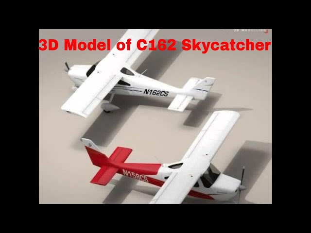 C162 Skycatcher 3D Model - FlatPyramid