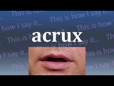 This is How I Say...acrux
