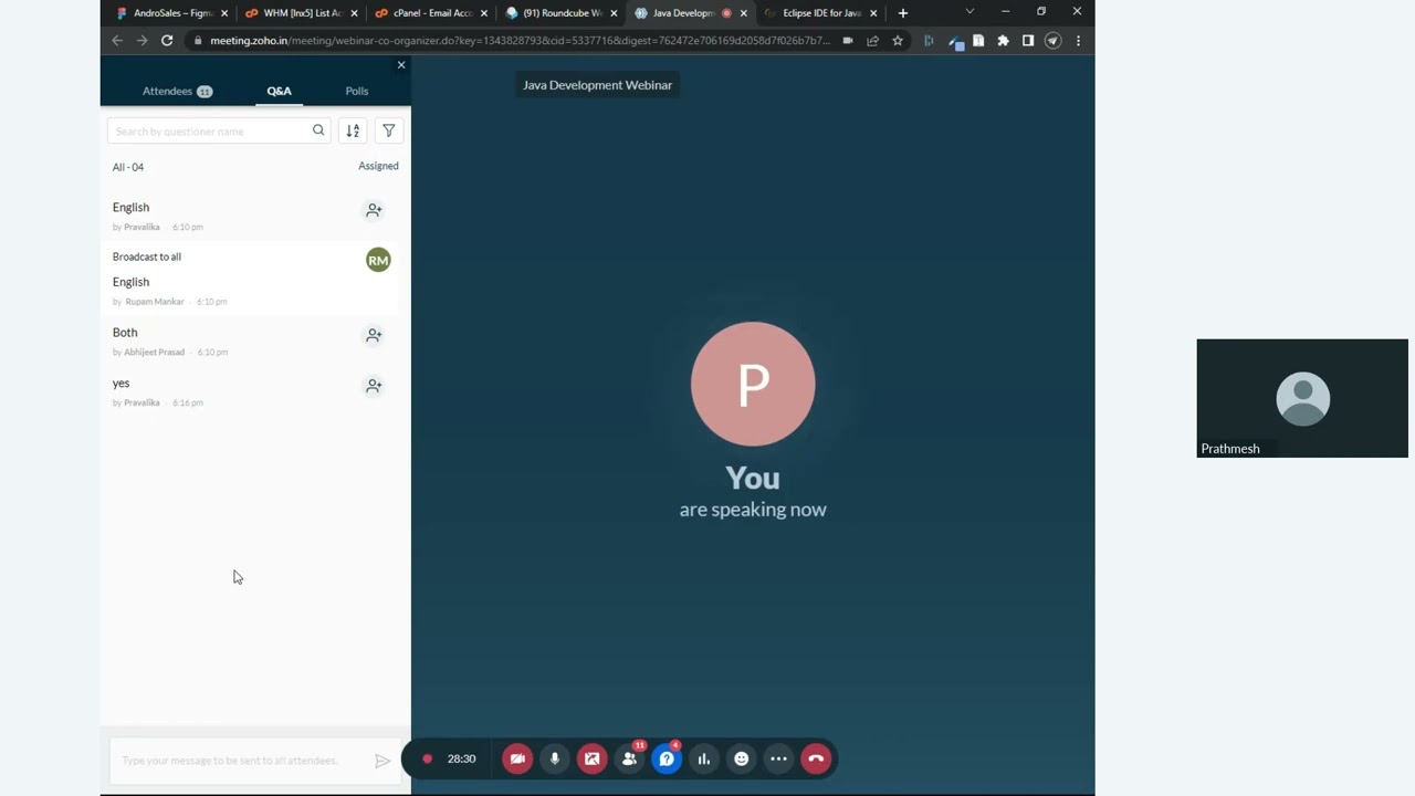 Java Development Webinar | CodeClause Internship | By Prathmesh Yadav ShareSkills