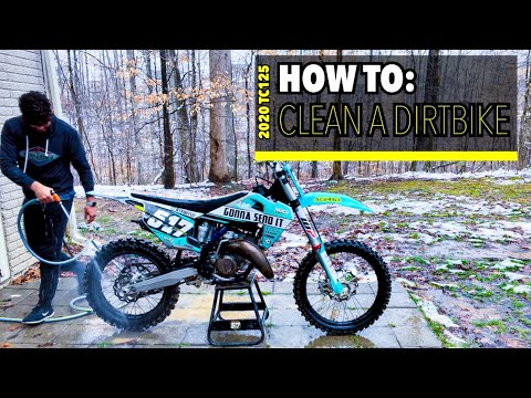 HOW TO CLEAN A DIRT BIKE : BUILDING A 2020 TC125 PART:1