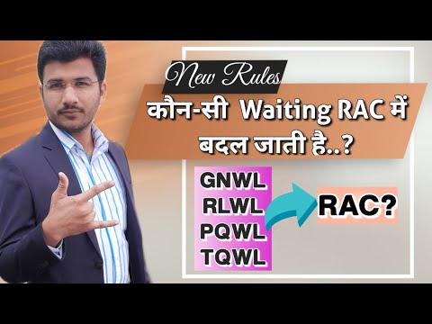 Waiting to RAC Rules In Railway | Waiting Ticket RAC kab Hota Hai ?| Kaun Si Waiting RAC Hoti Hai ?