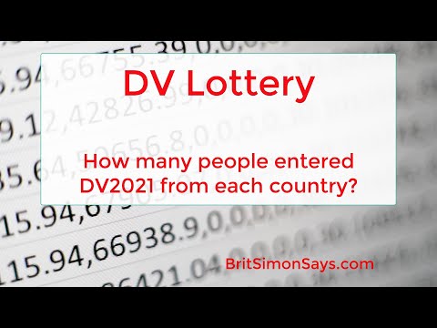 DV 2021 entry numbers and analysis - BritSimonSays.com
