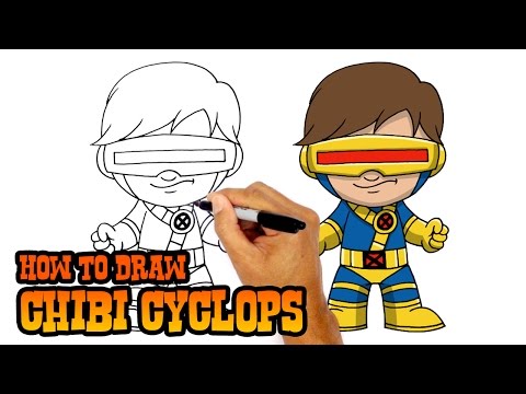 How to Draw Cyclops from X-Men – I'm Youtuber – Follow my videos to ...