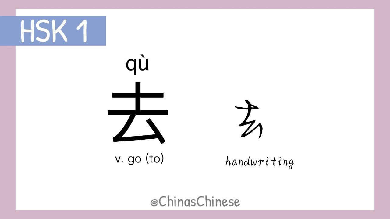 Chinese Handwriting - HSK 1