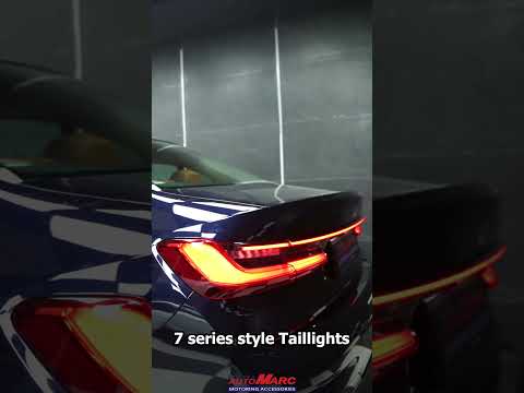 Upgrade 7 series full LED tail lamp bars assembly for BMW 3 series G20 G28 2019-2021 By AutoMarc