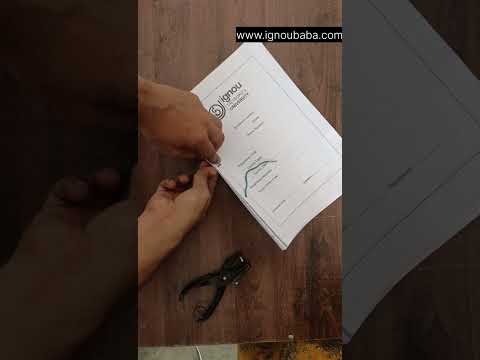 How To Make IGNOU Assignment File