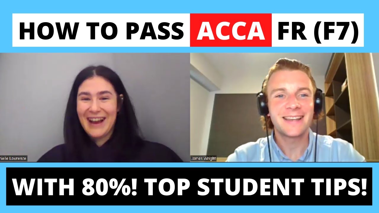 ⭐️ HOW TO PASS ACCA FR (F7) WITH A MARK OF 80%! ⭐️ | ACCA Financial Reporting Exam | ACCA F7