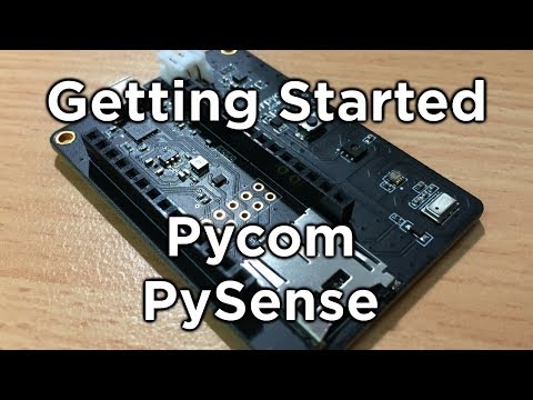 Pycom Pysense Getting Started Guide - Video Tutorial Australia