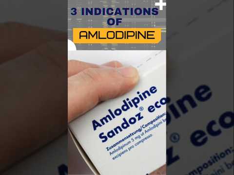 3 Indication of Amlodipine #chestpain #highbloodpressure #amlodipine #shortsfeed #shorts