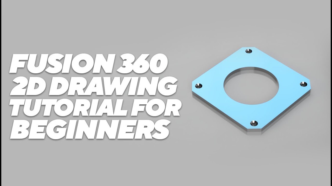 Fusion 360 Drafting Tutorial|Introduction to 2D drawing