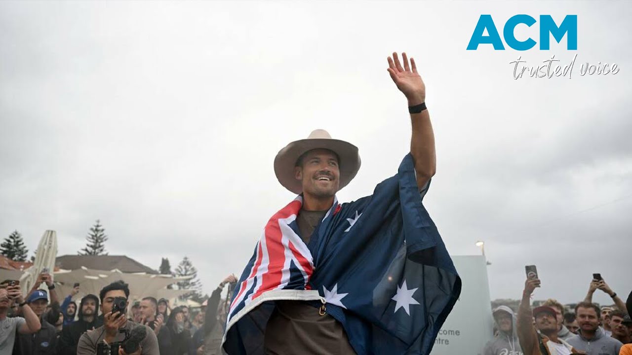William Goodge becomes fastest runner to cross Australia on foot