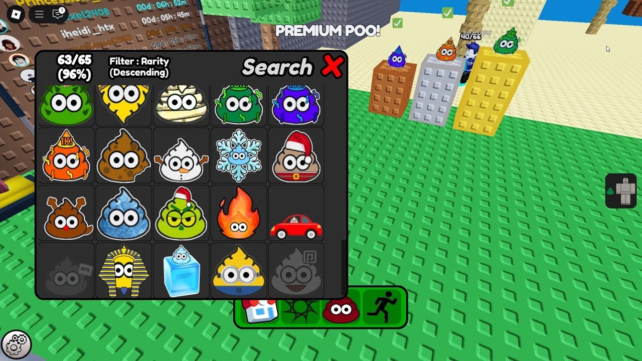 Roblox Find The Pou Poos Walkthrough - All Poos Locations