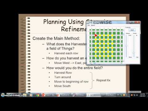 ICS4UO - Lesson 7 - Stepwise Refinement