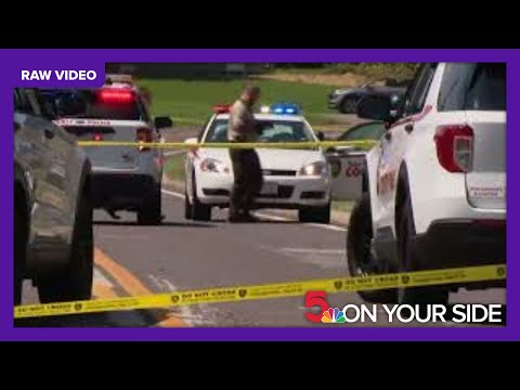 Raw: Video shows investigation after St. Louis County police shoot at man who shot at officers