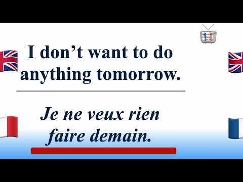 traduction anglais français négation