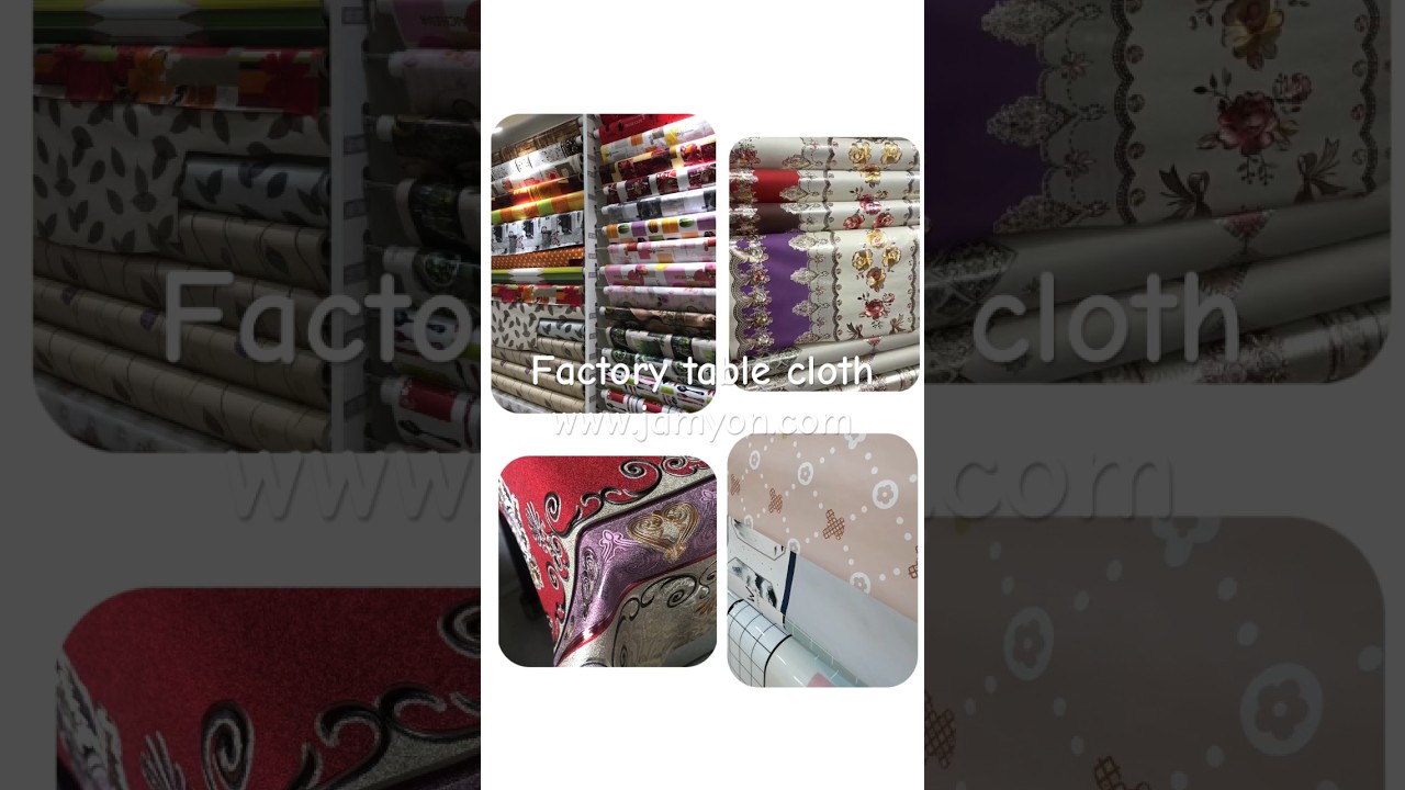 Custom logo factory wholesale printed table cloth covers plastic rolls #tablecloth #tablecover