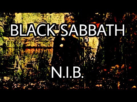 BLACK SABBATH - N.I.B. (Lyric Video)
