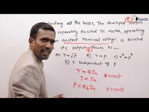 Solving Previous Year DC Motors Problems - GATE Electrical Machines Problem 1 Video Lecture ...