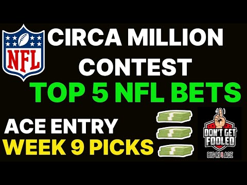 Top 5 NFL Bets l NFL Week 9 Picks & Predictions CIRCA MILLION Contest l NFL Picks 11/3/24