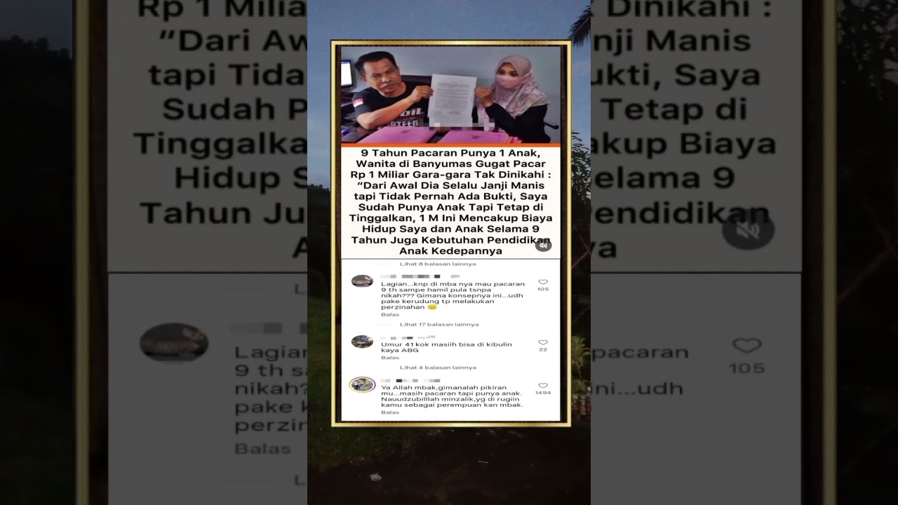 9 Tahun Pacaran Dan Tak Kunjung Di Nikahi Wanita Ini Gugat Pacarnya 1M #shortvideo #shorts